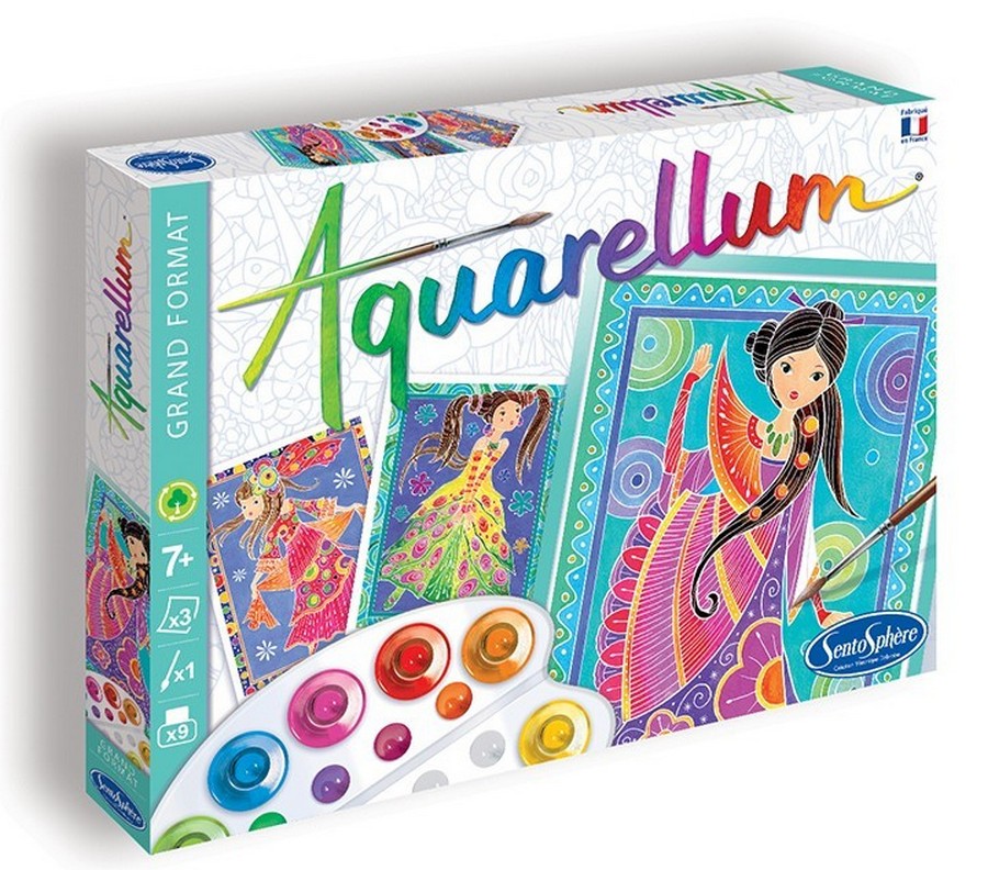 Акварельная раскраска «Модницы» SentoSphere: купить за 2 905 руб. в Москве в интернет-магазине ...