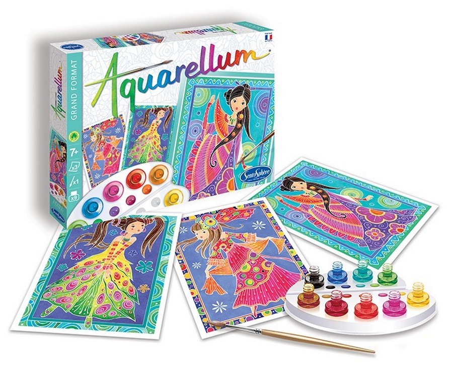 Акварельная раскраска «Модницы» SentoSphere: купить за 2 905 руб. в Москве в интернет-магазине ...